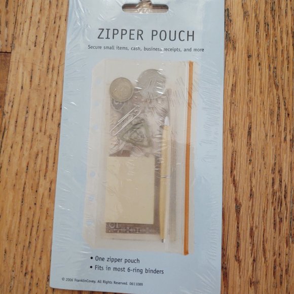 Franklin Covey | Other | Franklin Covey Zipper Pouch And Ruler | Poshmark